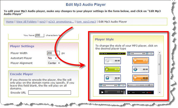 New Players and Wrappers Added for Flash and MP3s! | eZs3.com - Making ...