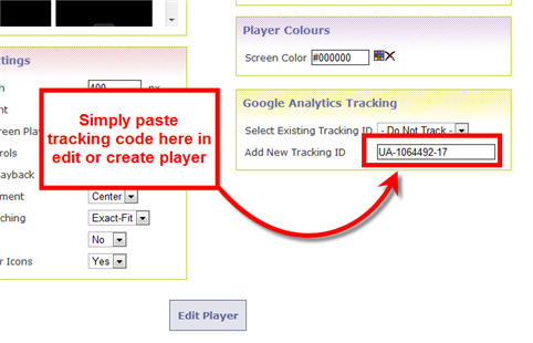 Videolytics Part 2 - Putting your tracking code into eZs3 | eZs3.com ...