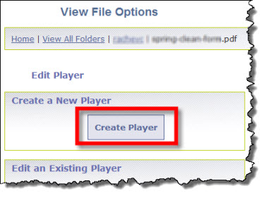 How do I create a player for my PDFs and then keep my PDF files secure?